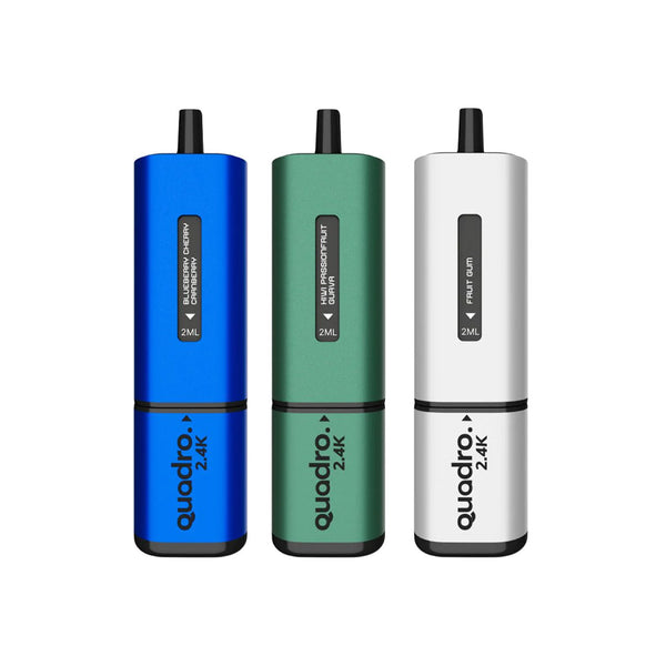 Quadro 2400 Puffs 4in1 Disposable Vape UK