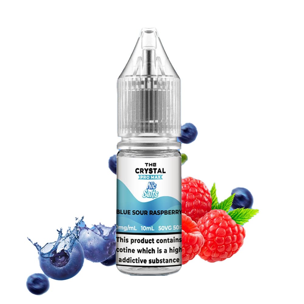 Crystal Pro Max Blueberry Sour Raspberry 10ml E Liquid 3 For £10