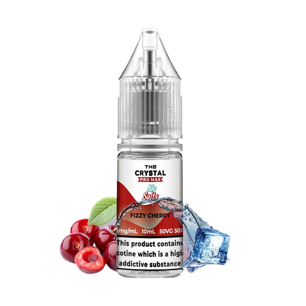 The Crystal Pro Max Fizzy Cherry 10ml Nic Salt 3 For £10